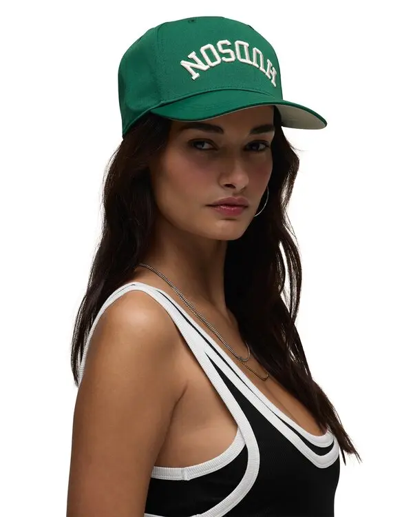 Hudson Jeans Embroidered Logo Baseball Cap