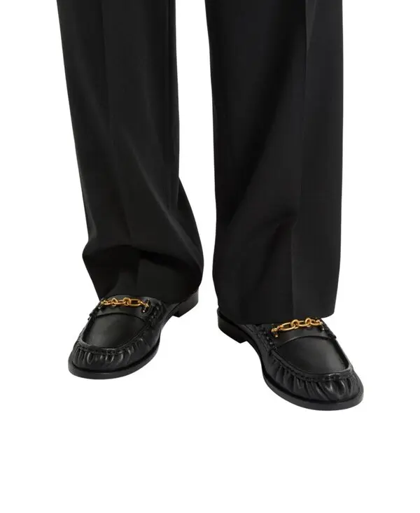 Balmain Sync Smooth Leather Loafers