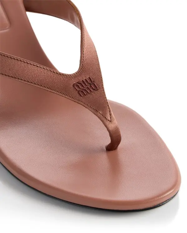 Miu Miu Thong Sandals