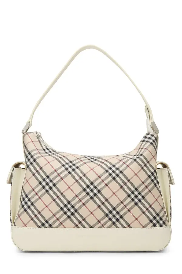 Burberry House Check Jacquard Hobo
