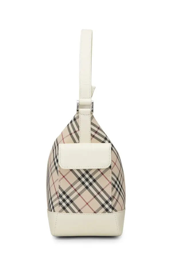 Burberry House Check Jacquard Hobo