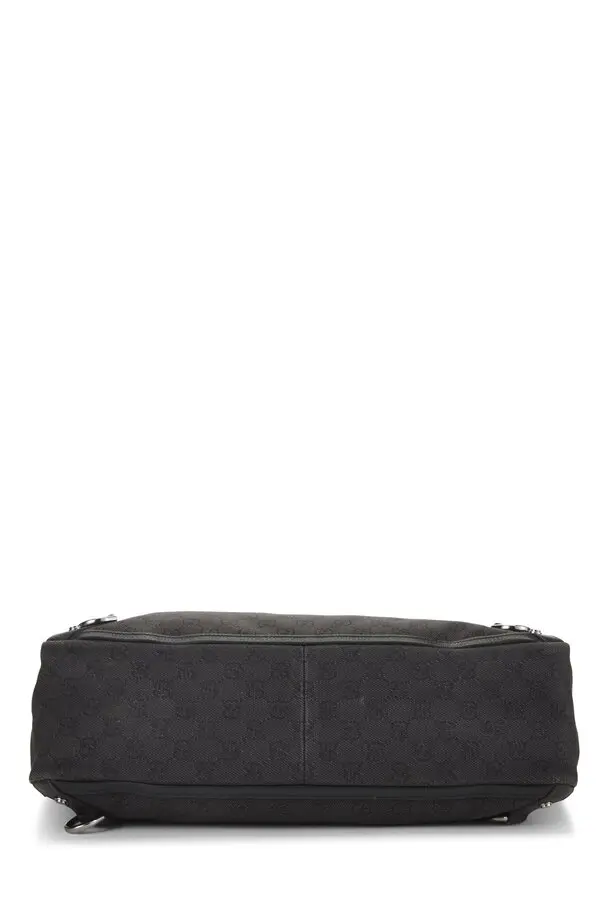 Gucci Gg Denim D-ring Abbey Tote