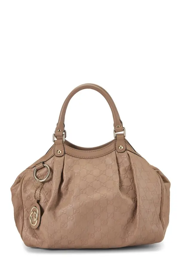 Gucci Ssima Sukey Tote - Beige
