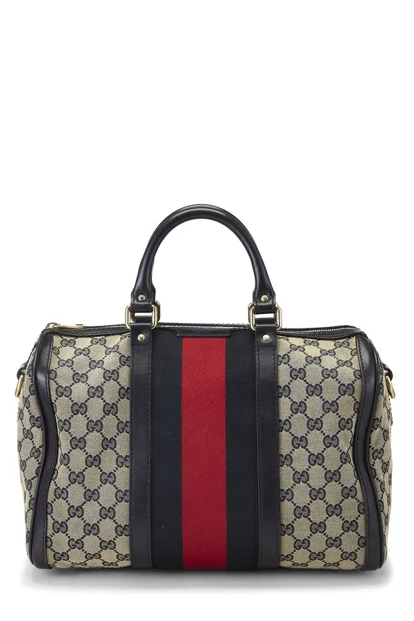 Gucci Gg Vintage Web Boston