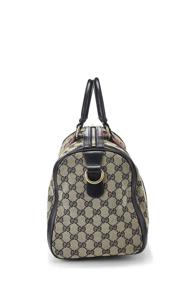 Gucci Gg Vintage Web Boston