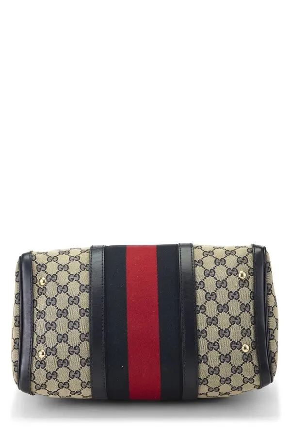 Gucci Gg Vintage Web Boston