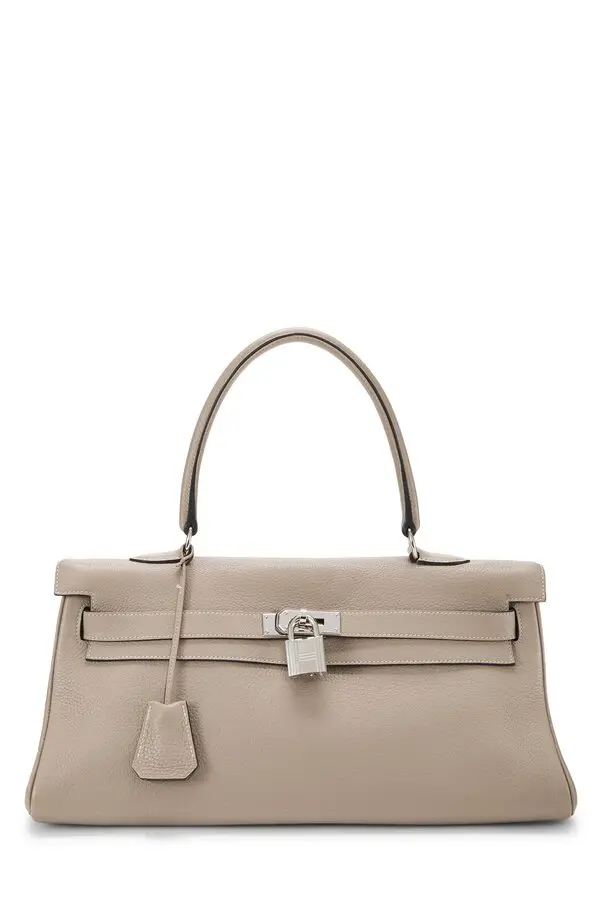 Hermès Clemence Jpg 42 Shoulder Bag - Grey