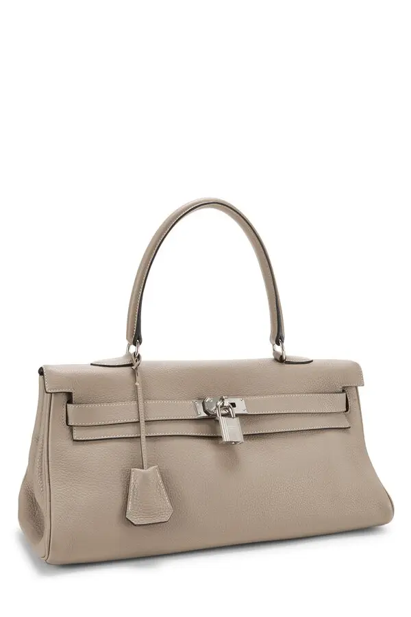 Hermès Clemence Jpg 42 Shoulder Bag - Grey