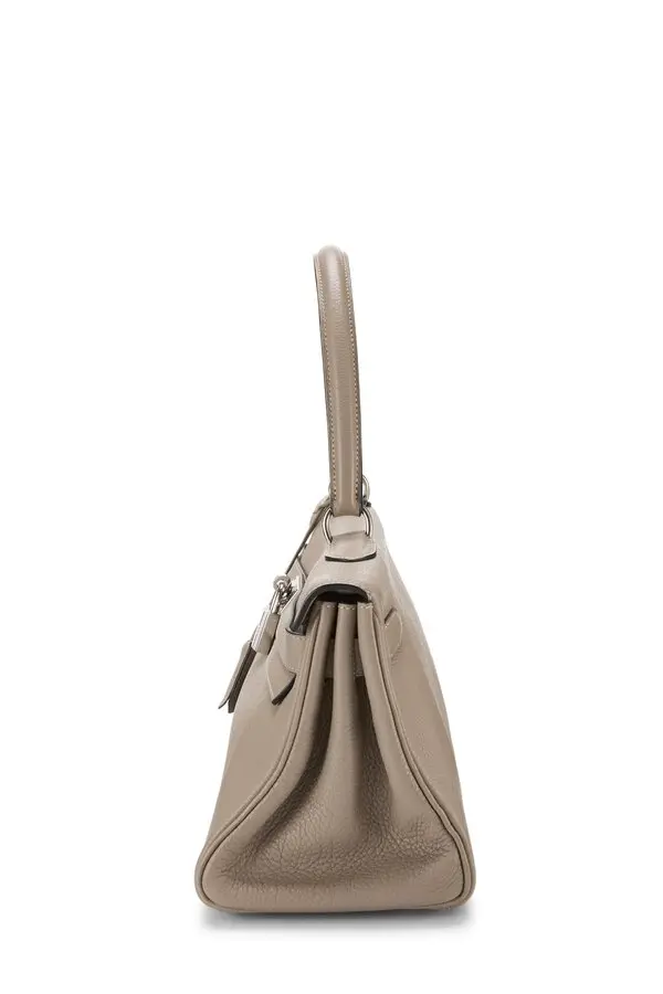 Hermès Clemence Jpg 42 Shoulder Bag - Grey