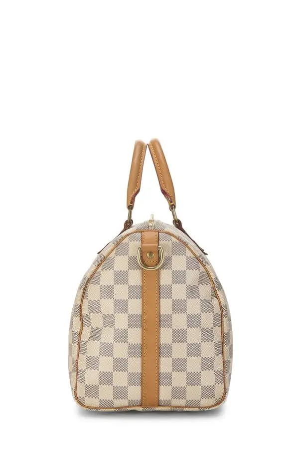 LOUIS VUITTON Damier Azur Speedy Bandouliere 30 - White