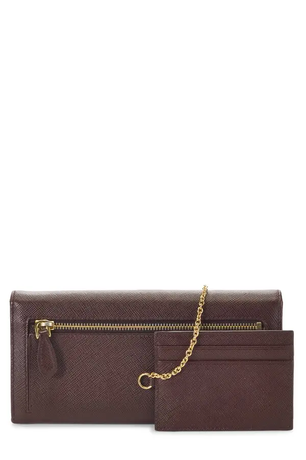 Prada Saffiano Continental Wallet