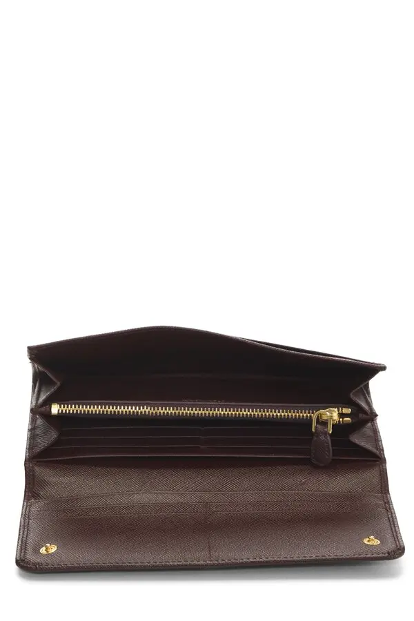 Prada Saffiano Continental Wallet