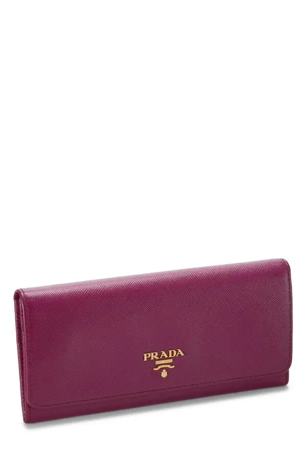 Prada Saffiano Continental Wallet