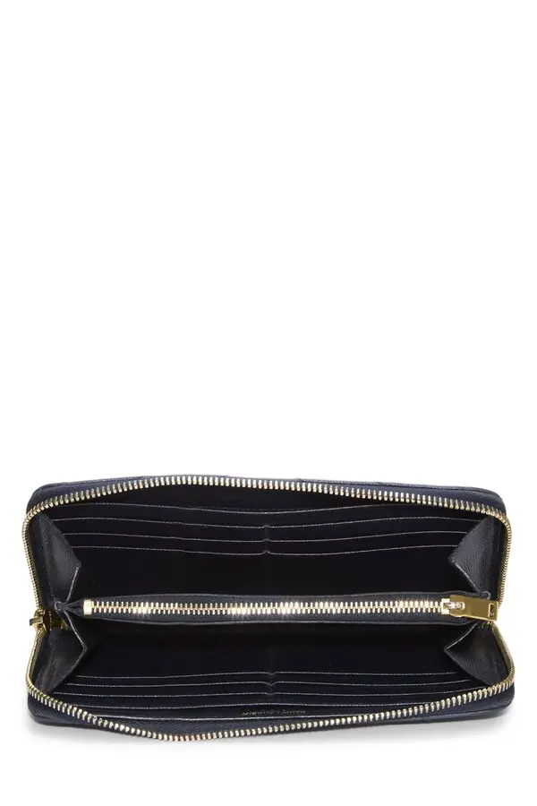 Saint Laurent Grainy Zip Around Wallet
