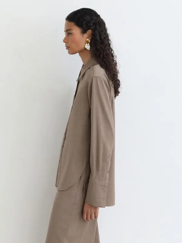 REISS Adie Shirt - Neutral