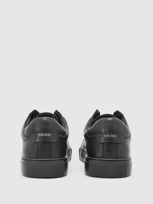 REISS Jenson Leather Hidden-lace Trainers