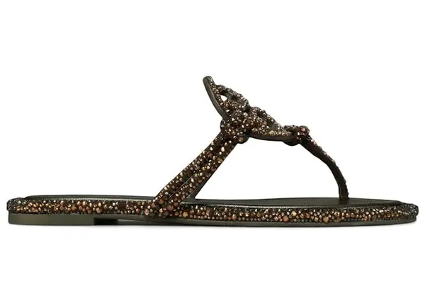 Tory Burch Miller Knotted Crystal Sandals