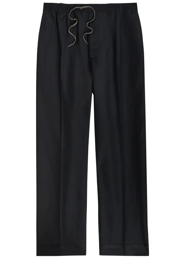 MAISON MARGIELA Straight-leg Cotton-blend Trousers