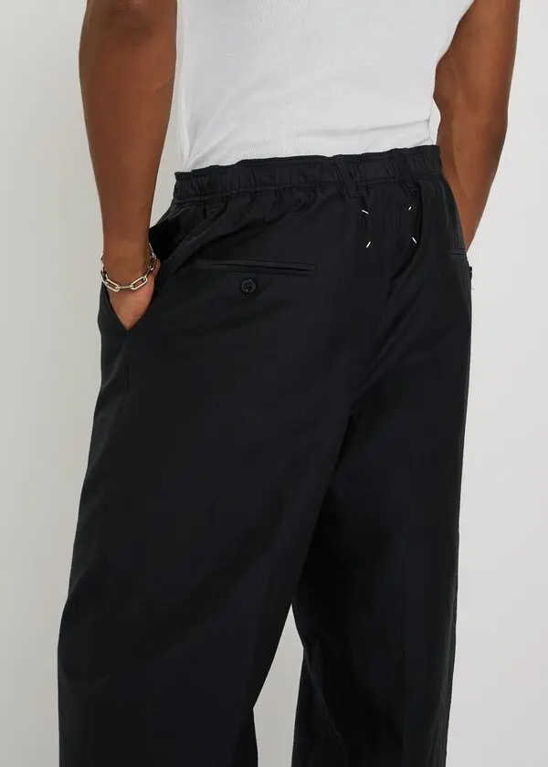 MAISON MARGIELA Straight-leg Cotton-blend Trousers