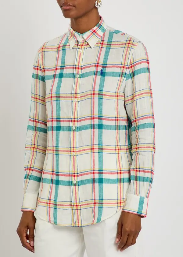 Polo Ralph Lauren Plaid Linen Shirt