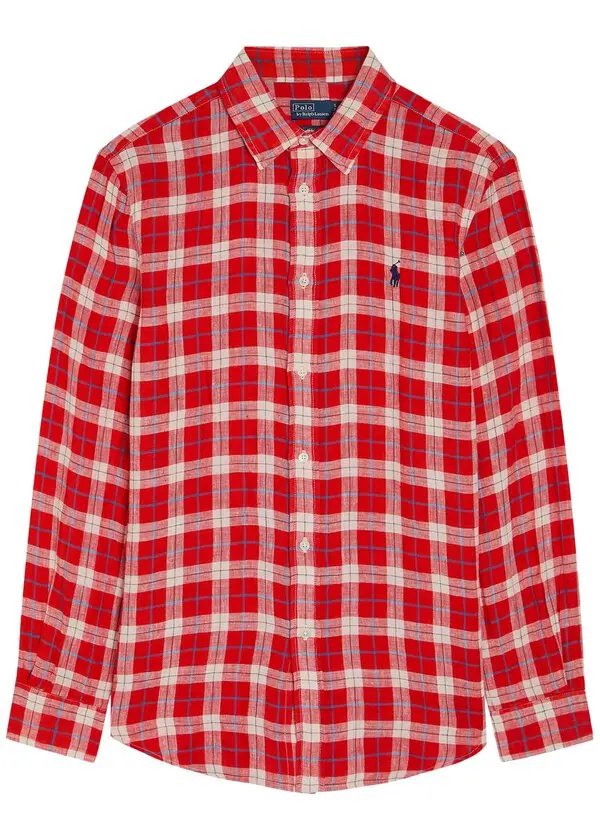 Polo Ralph Lauren Plaid Linen Shirt