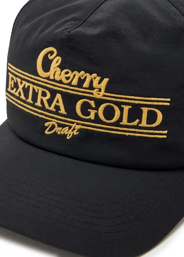 CHERRY LOS ANGELES Extra Gold 5 Panel Embroidered Nylon Cap