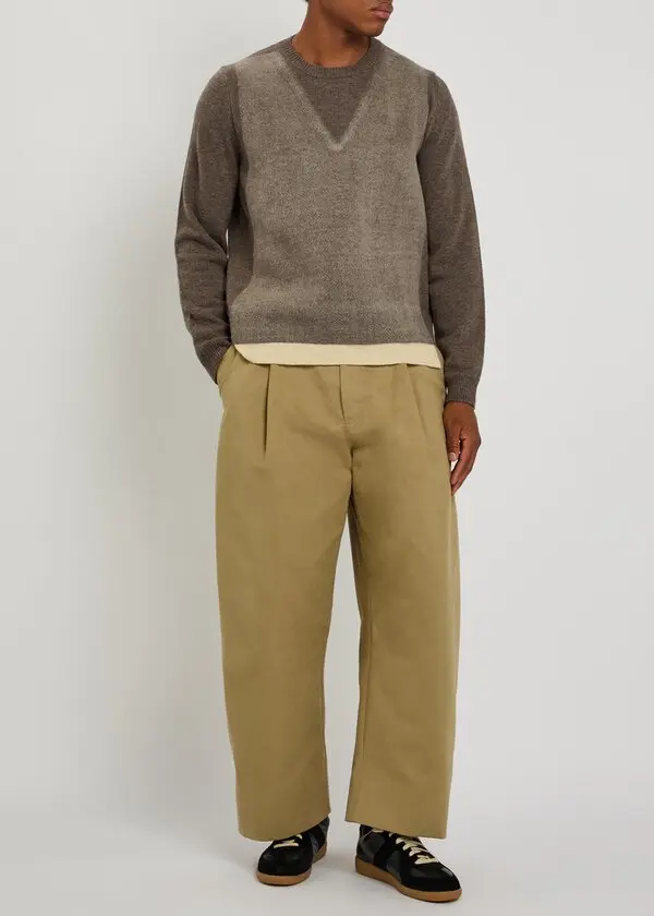 MAISON MARGIELA Layered Wool Jumper