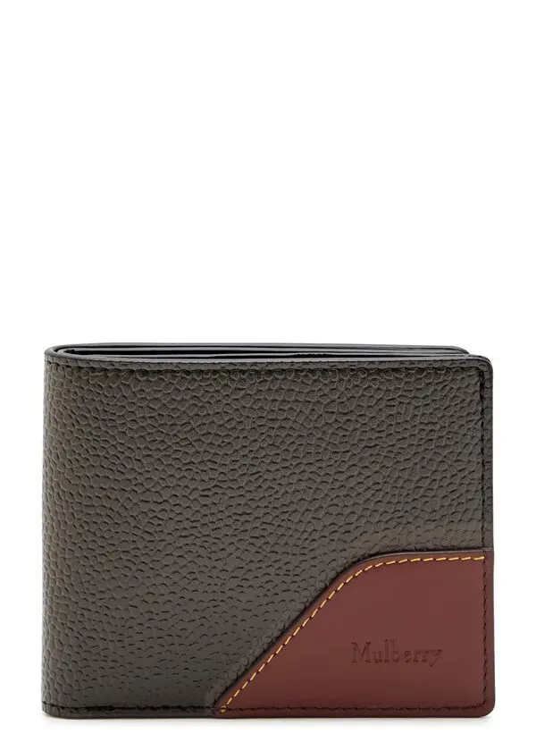 Mulberry Panelled Grained Leather Wallet