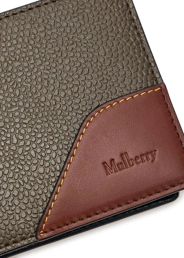 Mulberry Panelled Grained Leather Wallet