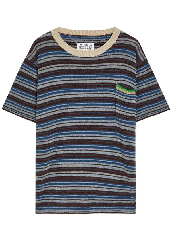 MAISON MARGIELA Striped Knit T-shirt