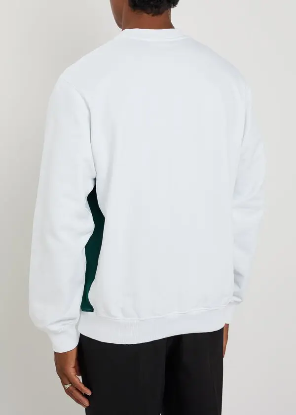 Casablanca Stacked Terry-logo Cotton Sweatshirt
