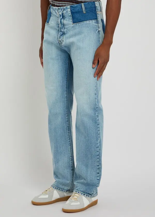 MAISON MARGIELA Straight-leg Washed Denim Trousers