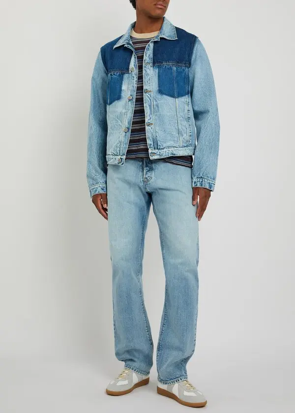 MAISON MARGIELA Straight-leg Washed Denim Trousers