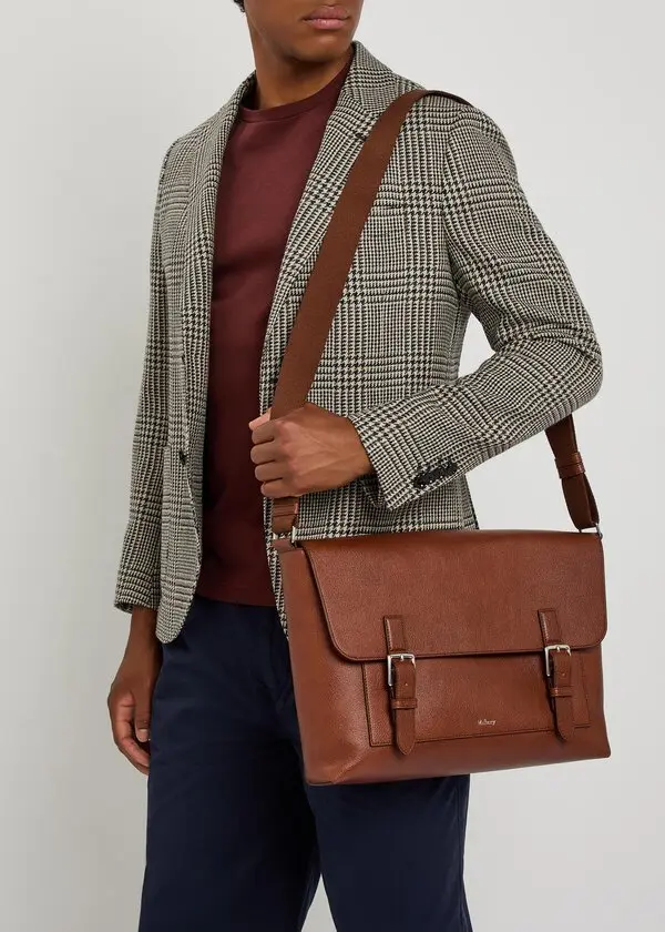 Mulberry Chiltern Grained Leather Cross-body Messenger Bag