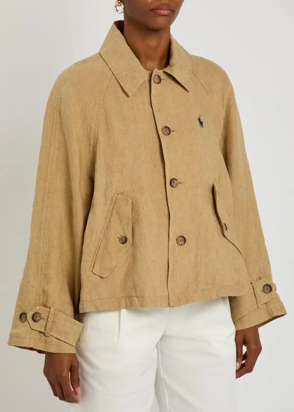 Polo Ralph Lauren Embroidered Linen Oveshirt