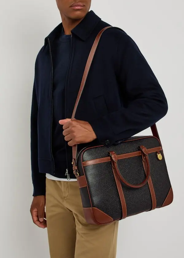Mulberry Heritage Grained Leather Briefcase