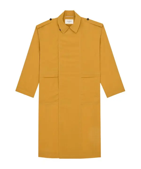 Saint Laurent Long-sleeved Trench Coat