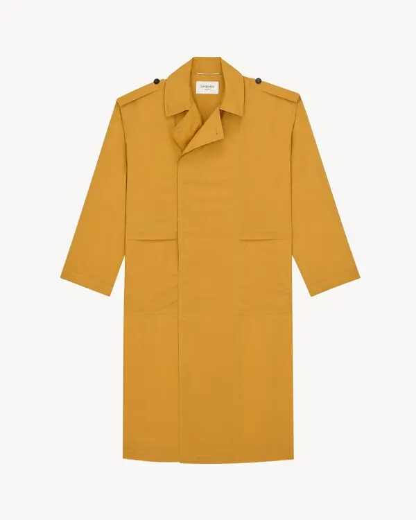 Saint Laurent Long-sleeved Trench Coat