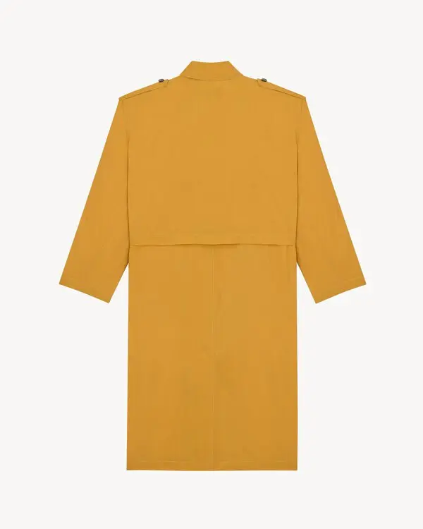 Saint Laurent Long-sleeved Trench Coat