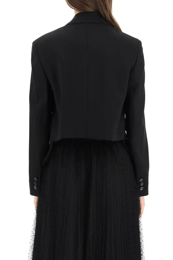 Red Valentino Double-breasted Short Suit Coat