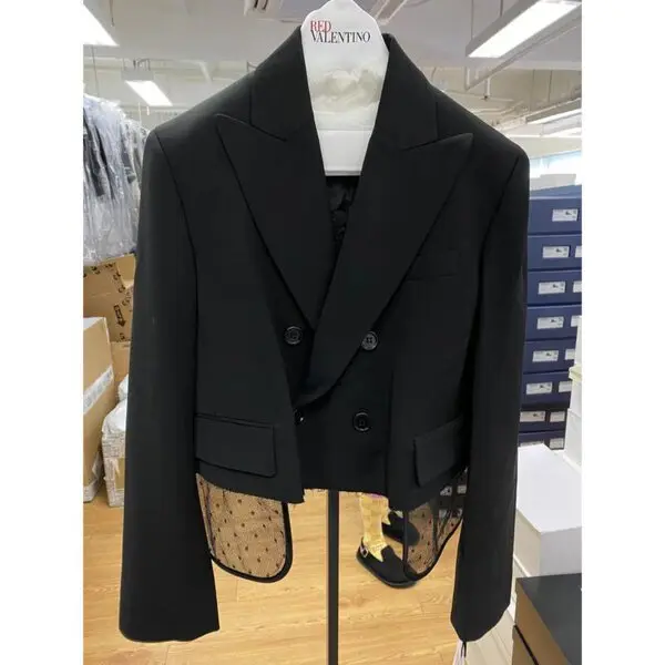 Red Valentino Cropped Tailored Blazer