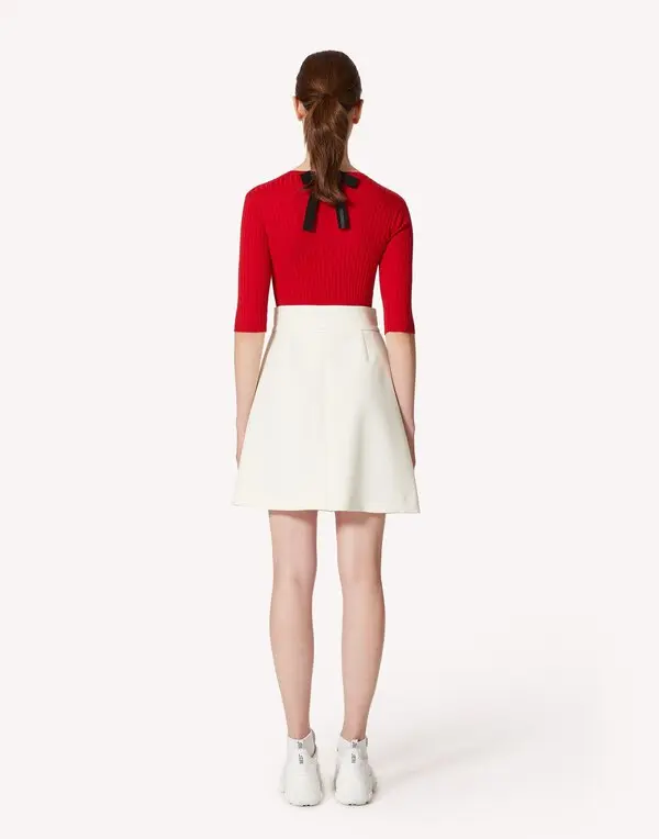 Red Valentino Logo A-line Skirt