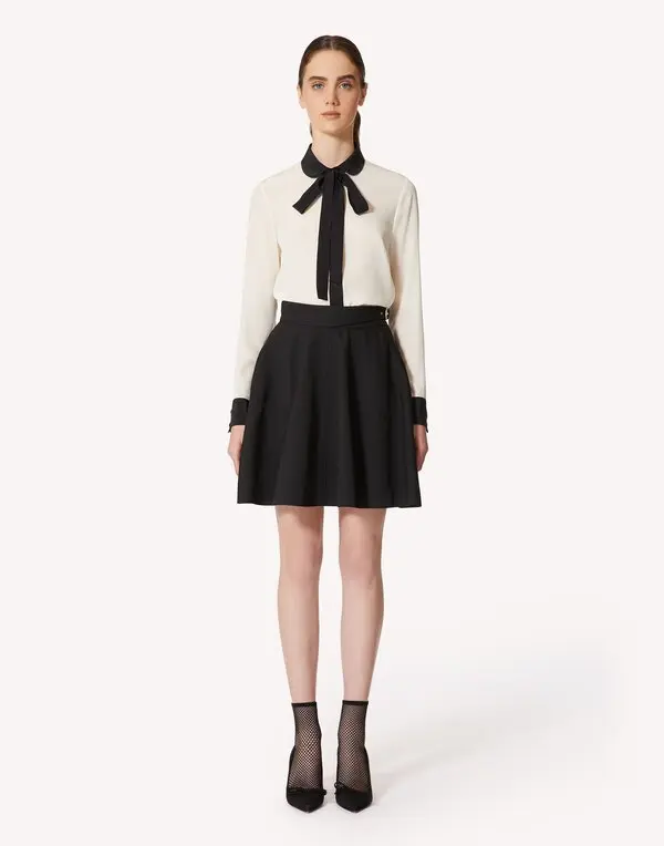 Red Valentino Buckle Detail Skirt