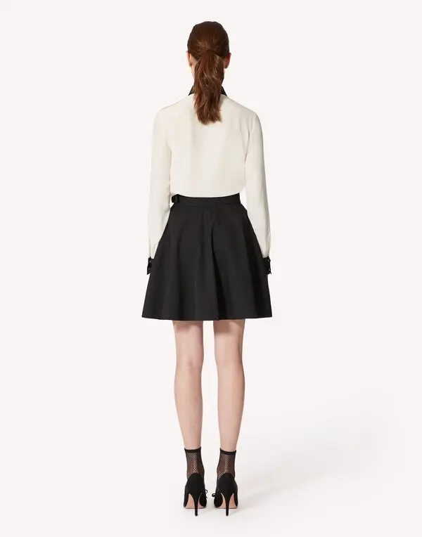 Red Valentino Buckle Detail Skirt