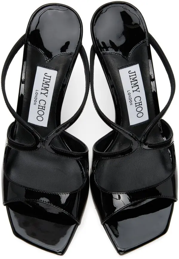 JIMMY CHOO Anise Cut-out Detail Heeled Sandals - Black