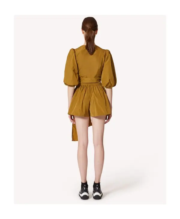 Red Valentino V-neck Bow Blouse