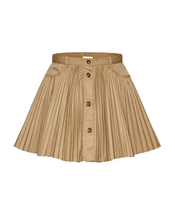 Red Valentino Pleated Skirt