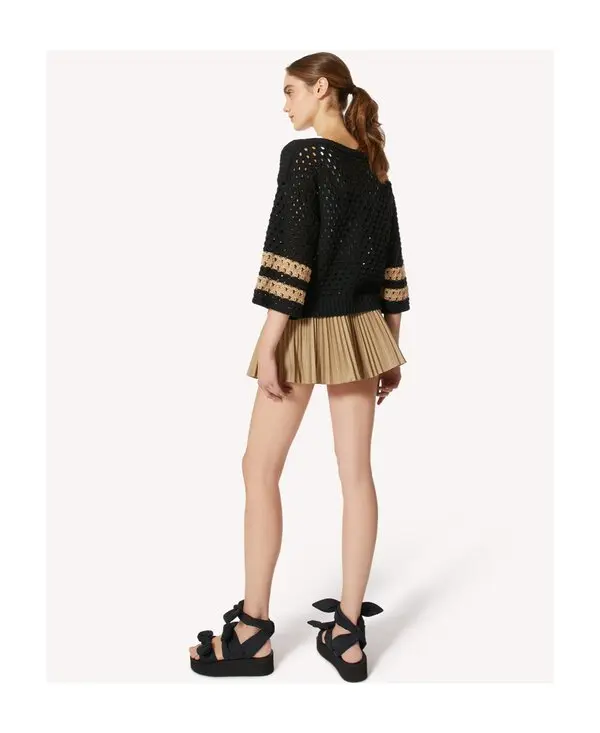 Red Valentino Pleated Skirt