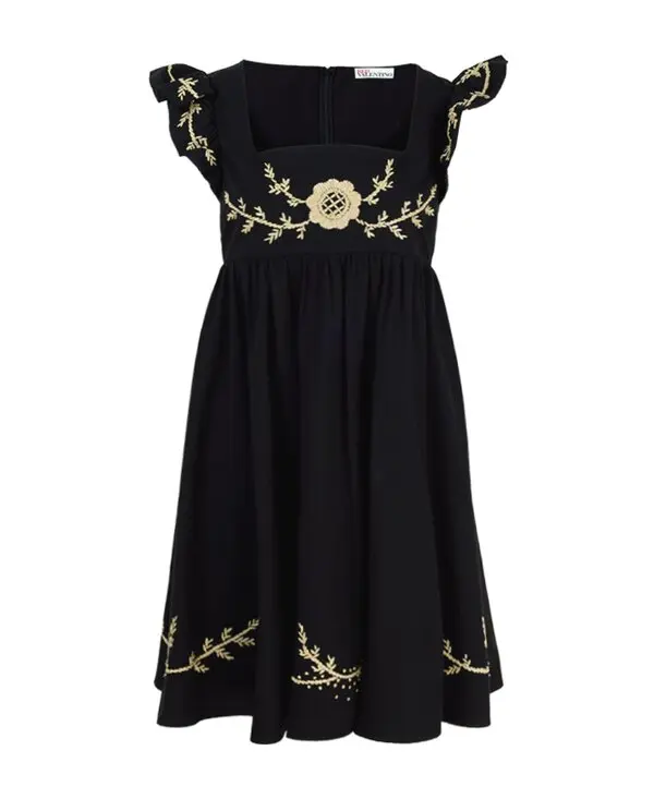 Red Valentino Square Neck Dress