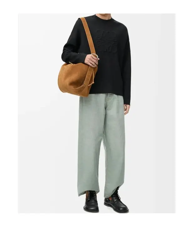 Loewe Logo Detailed Crewneck Jumper